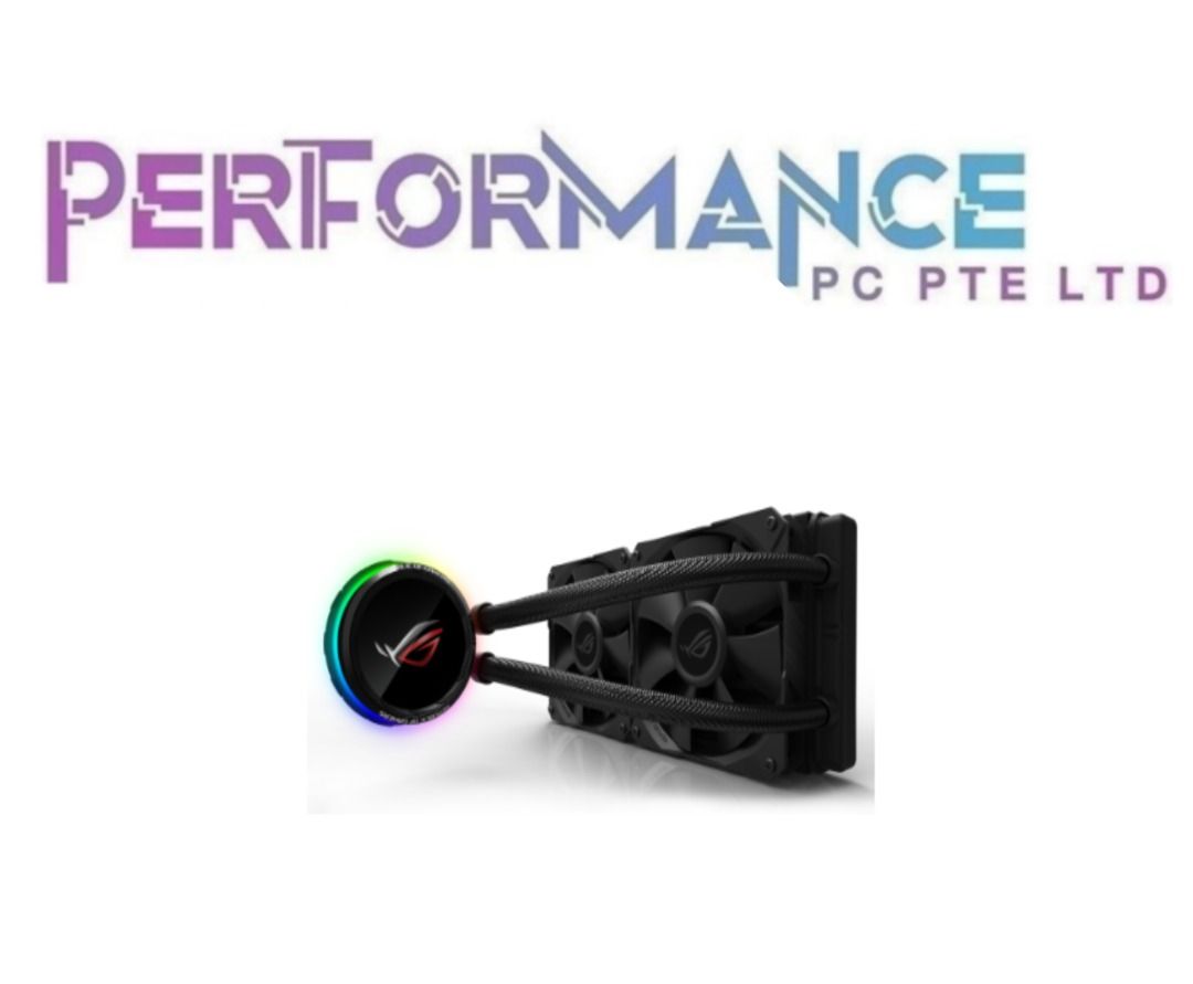 ASUS ROG RYUO 240 OLED AIO Liquid CPU Cooler 240mm Radiator Dual 120mm ...