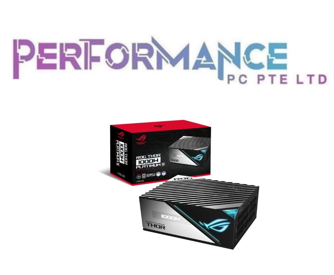 ASUS ROG Thor 1000P 1000W Platinum II Power Supply ATX 3.0 PCIE 5 12 ...