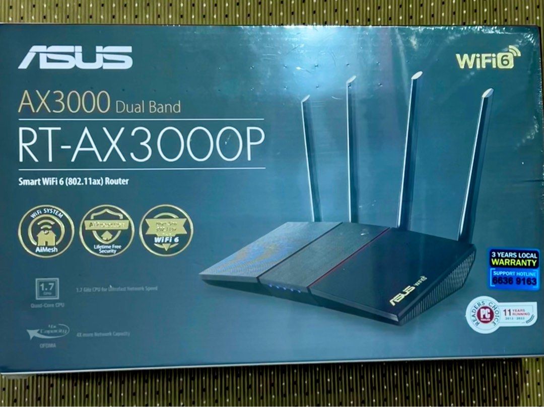 Asus Router RT-AX3000P, Computers & Tech, Parts & Accessories ...