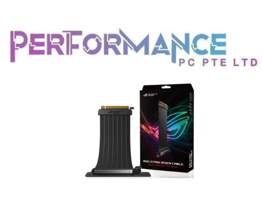 ASUS RS200 ROG Strix 240mm PCI-E x 16 Riser Cable with 90 Degree ...
