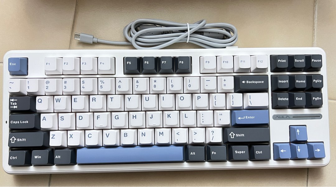 AULA F87 TKL 87 KEY GASKET Keyboard Wired/Wireless Customized ...