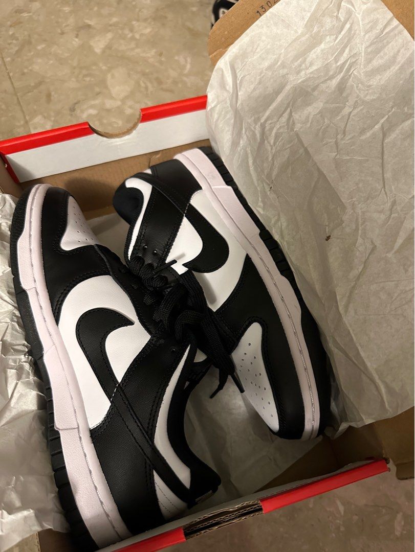 Authentic with Receipt. Nike Dunk Low Panda Black/White Wmns Sneakers ...