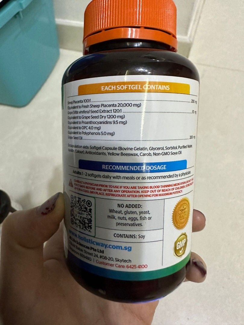 Babeskin sheep placenta, Health & Nutrition, Health Supplements ...