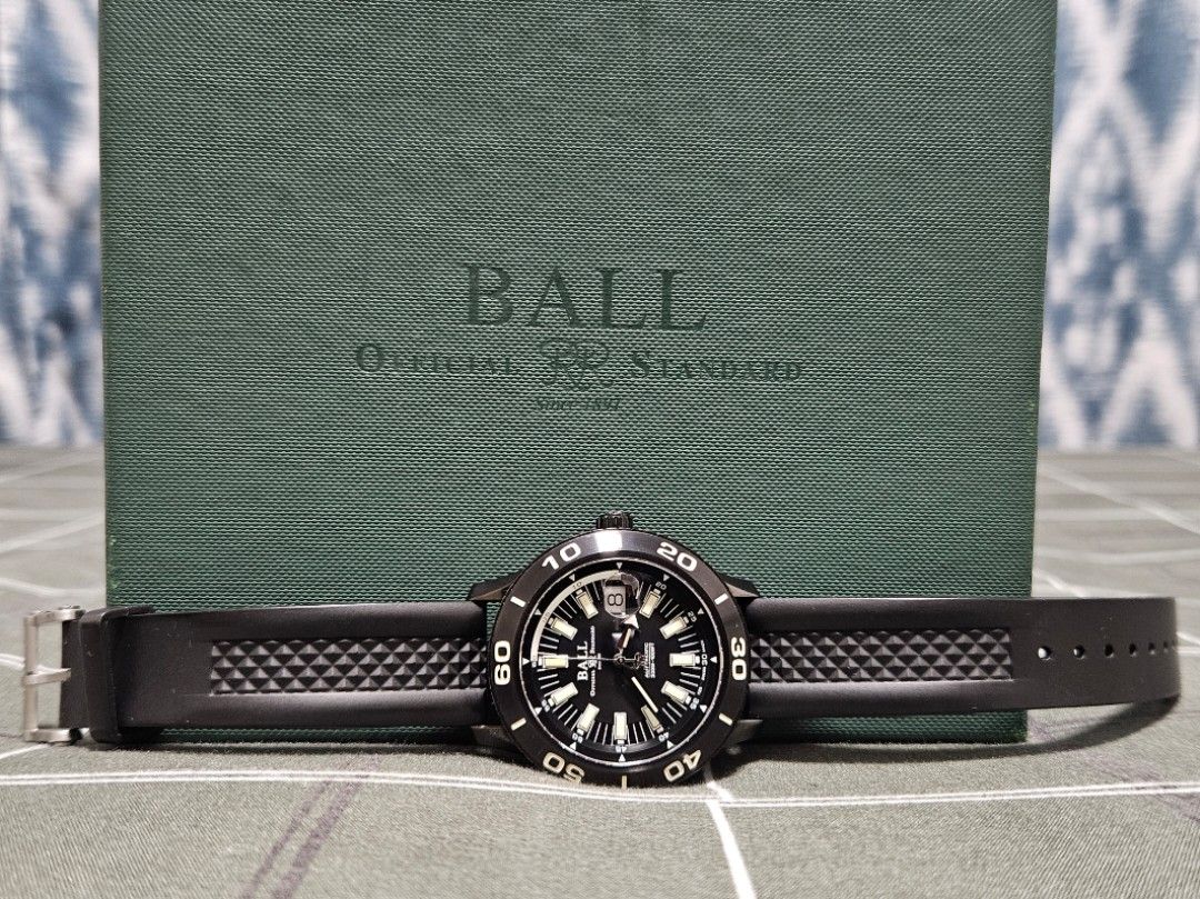 BALL FIREMAN NECC COMBAT COMMANDO DIVER 300m ( DM3090A-P4J-BK / full ...