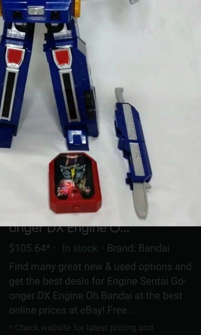 Bandai Power Rangers Engine Sentai Go-Onger Go Onger, Hobbies & Toys ...