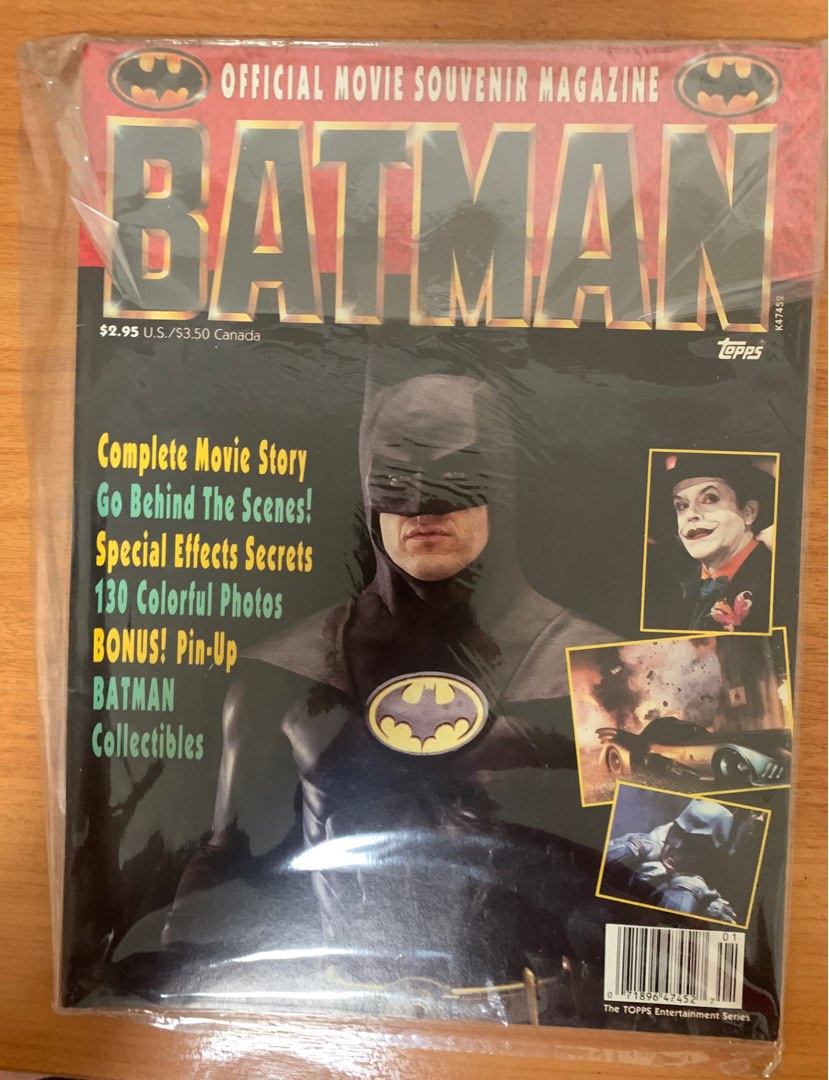 Batman Official Movie Souvenir Magazine, Hobbies & Toys, Memorabilia ...