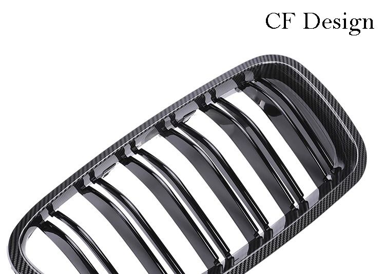 BMW F10 / F11 5 Series Front Grille (Gloss Black, Matt Black, CF Design ...