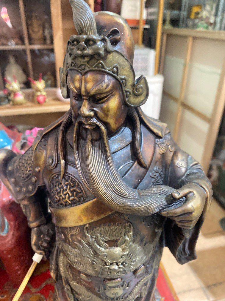 Brass guan guang, Hobbies & Toys, Memorabilia & Collectibles, Vintage ...