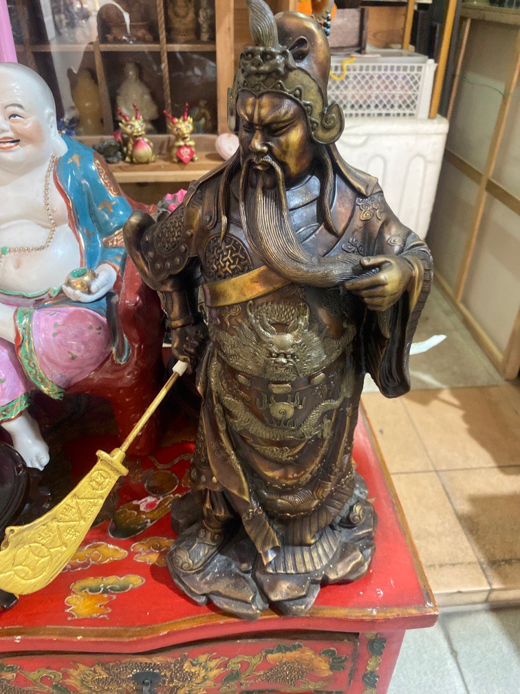 Brass guan guang, Hobbies & Toys, Memorabilia & Collectibles, Vintage ...