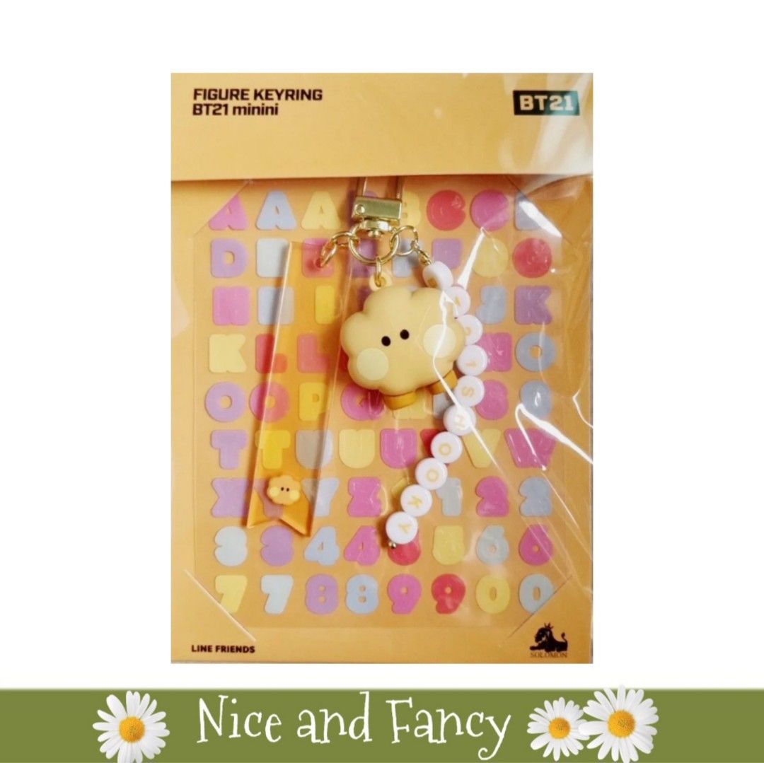 BT21 SHOOKY Minini Initials Figure Keyring, Hobbies & Toys, Memorabilia & Collectibles, K-Wave ...
