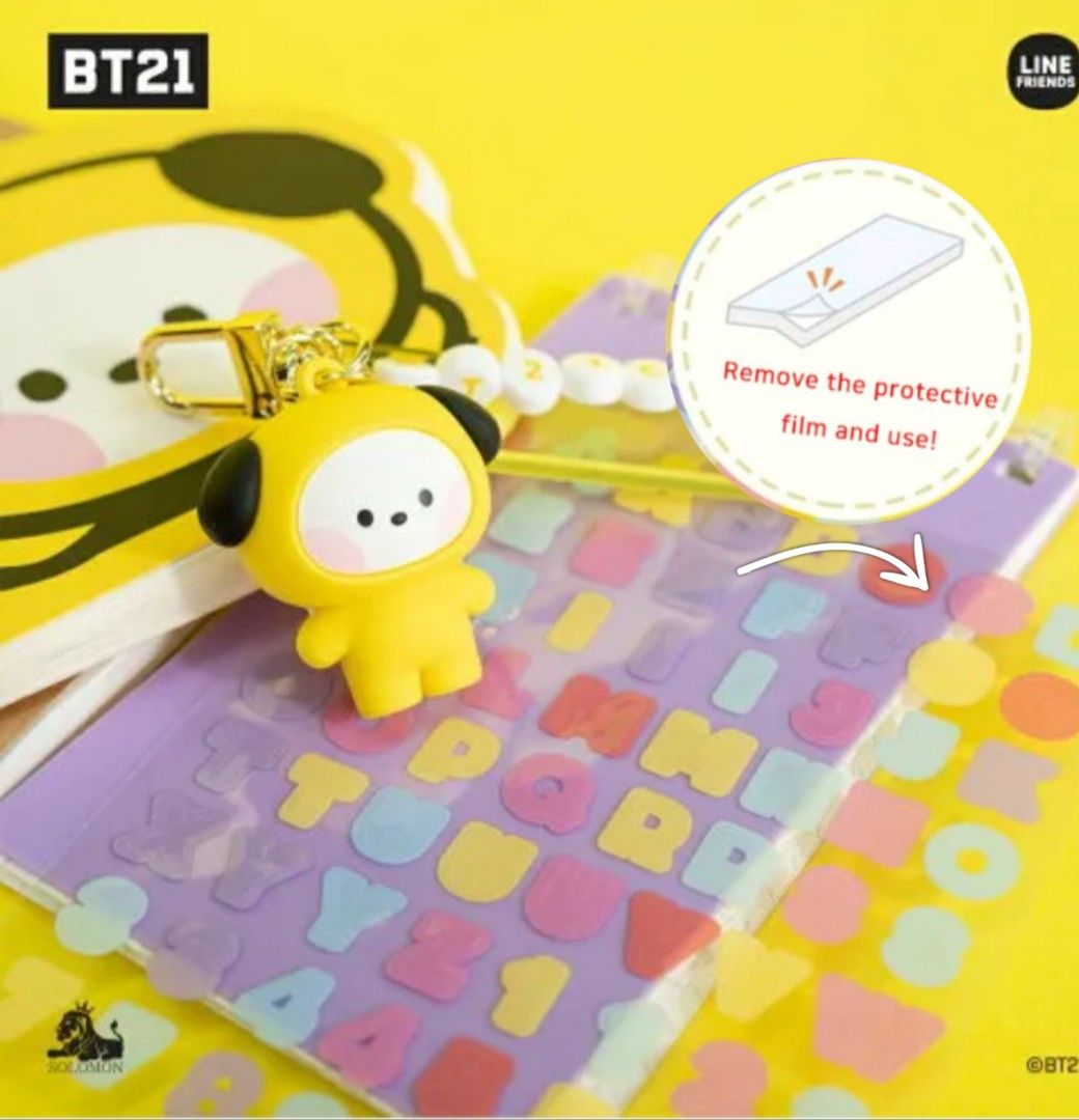 BT21 SHOOKY Minini Initials Figure Keyring, Hobbies & Toys, Memorabilia & Collectibles, K-Wave ...