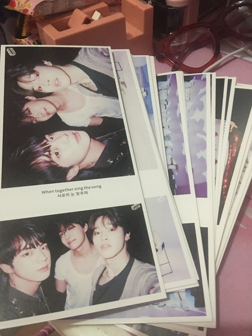 BTS POSTCARD LOMOCARD STICKER SET 420PCS PER BOX, Hobbies & Toys ...