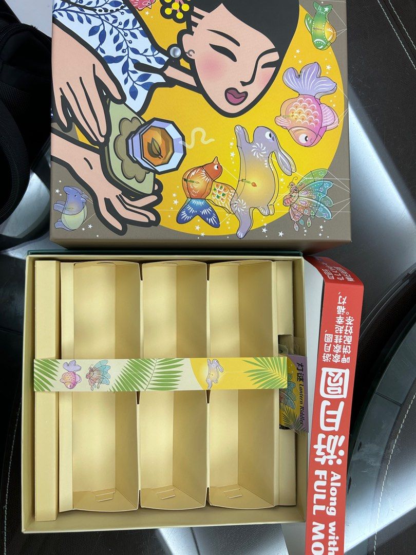 Buy 1 Free 4 Purple Cane Mooncake Free 1 Box 1 Paper Bag 1 Teabag 1 ...