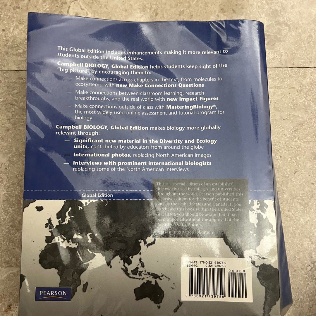 Campbell Biology 9th Edition International, Hobbies & Toys, Books ...