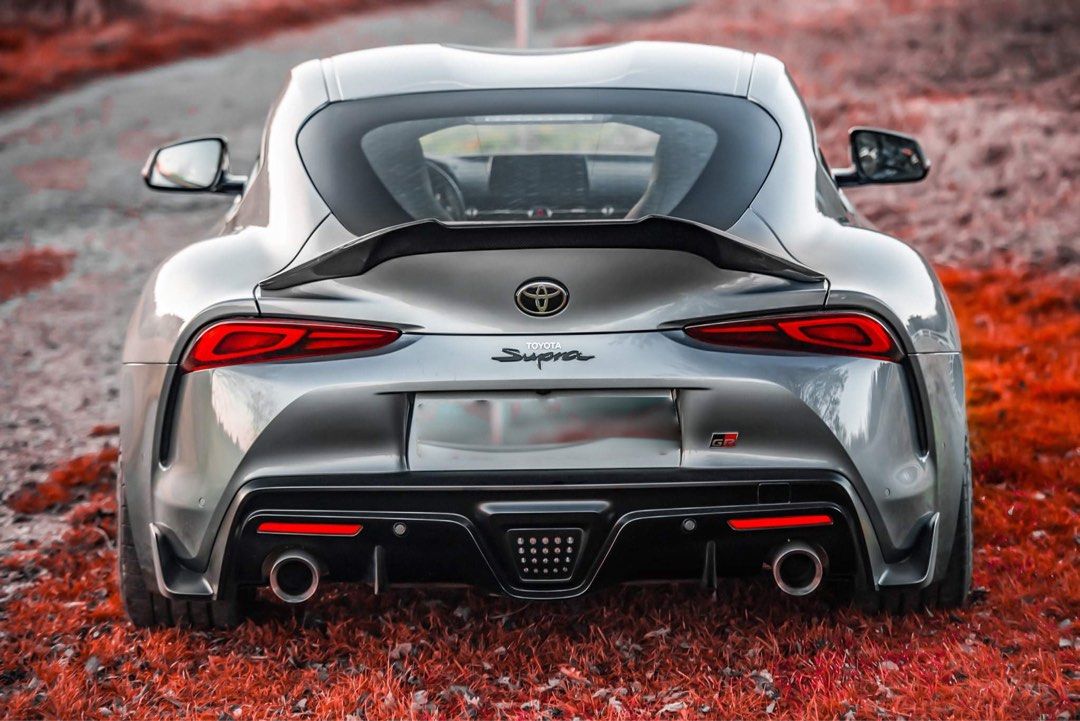 Carbon Fiber Ducktail Rear Spoiler For Toyota Supra A90 GR, Car ...