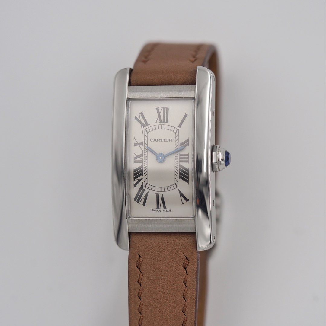 [Cheapest] Cartier Tank Americaine S, Luxury, Watches on Carousell