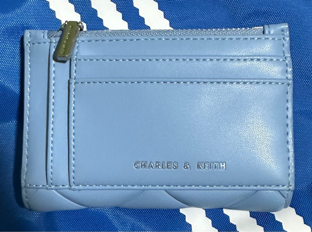 Charles & Keith Wallet (Sky Blue), Women's Fashion, Bags & Wallets ...