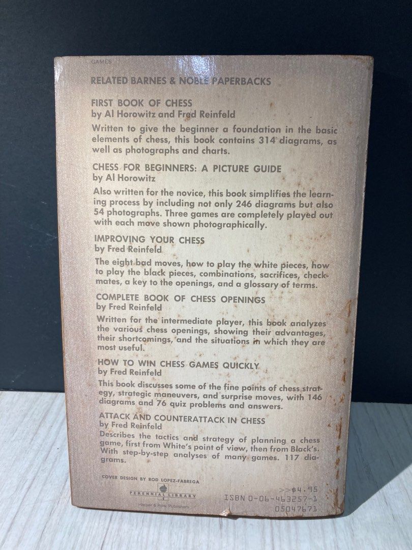 Chess Self-Teacher by Al Horowitz, Hobbies & Toys, Books & Magazines ...