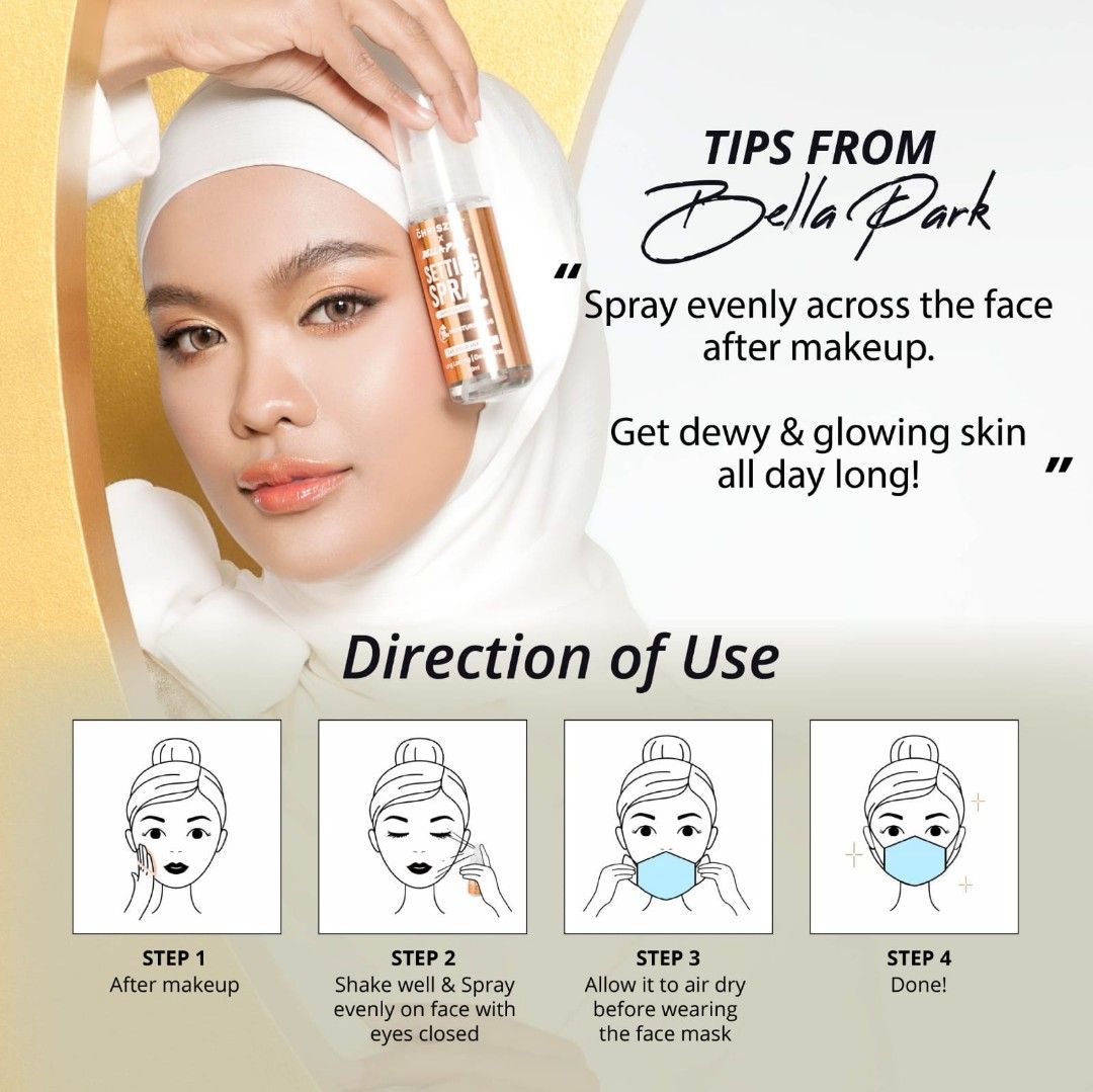 Chriszen X Bella Park Setting Spray, Beauty & Personal Care, Face, Makeup on Carousell