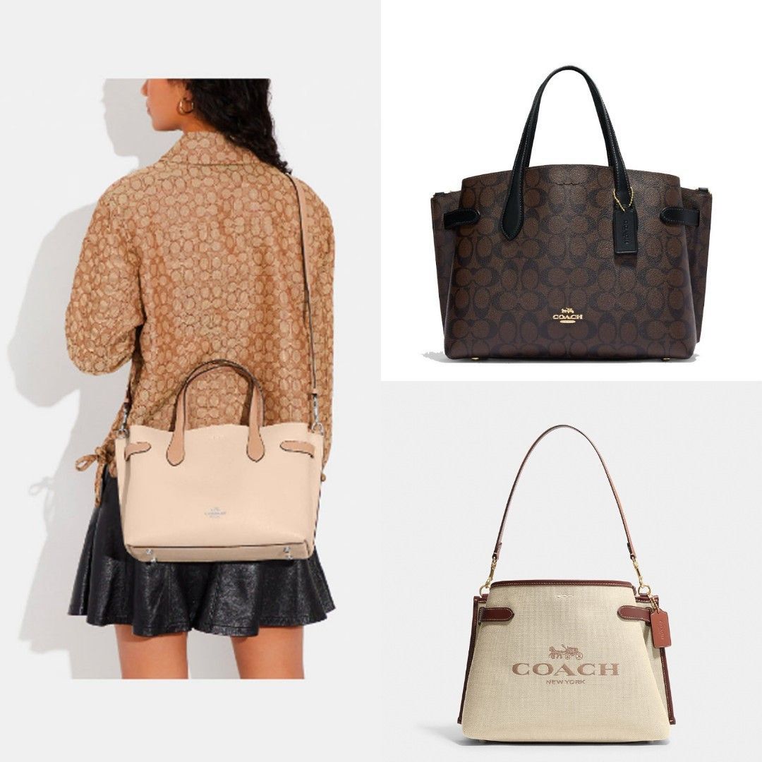 Coach Hanna Carryall Satchel Bag (CH195), Women's Fashion, Bags & Wallets, Shoulder Bags on ...