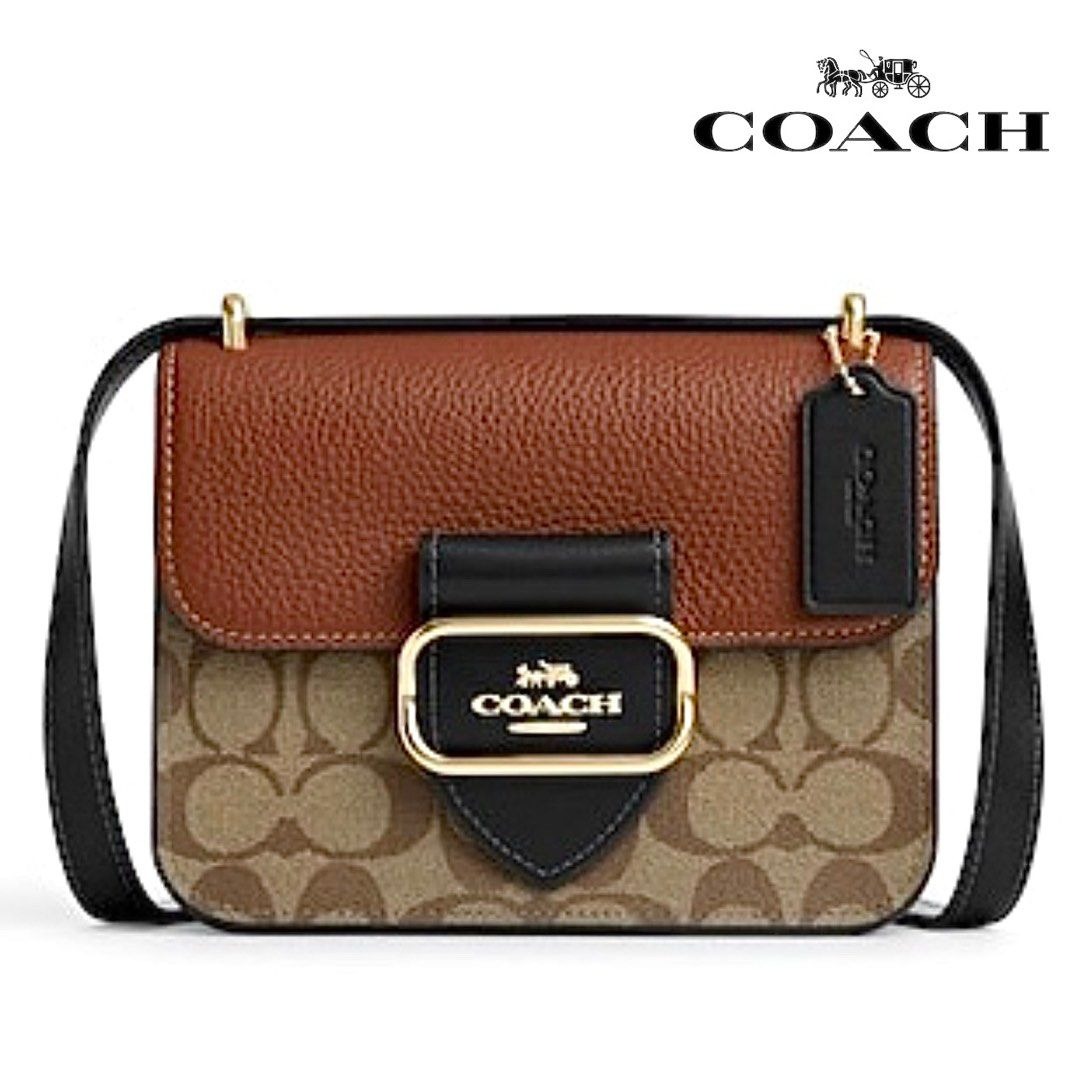 Coach Morgan Square Crossbody In Colorblock Signature Canvas (Women ...