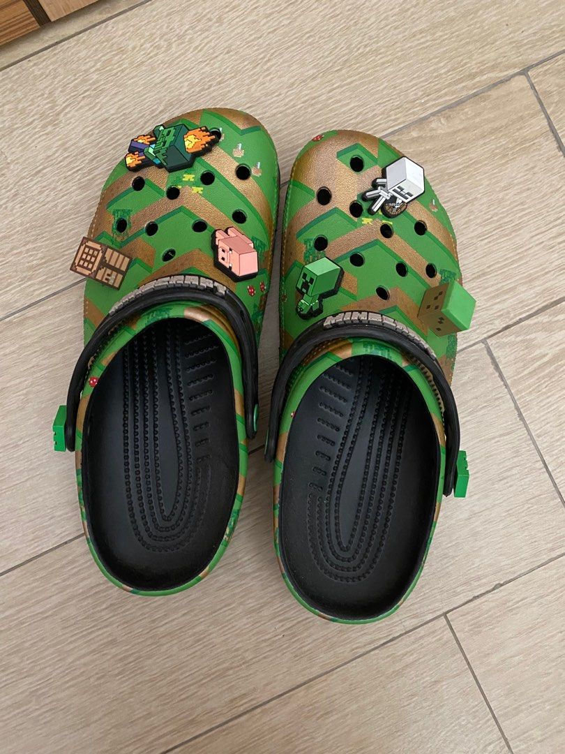 (Crocs) Minecraft elevated clog, Men's Fashion, Footwear, Casual shoes ...