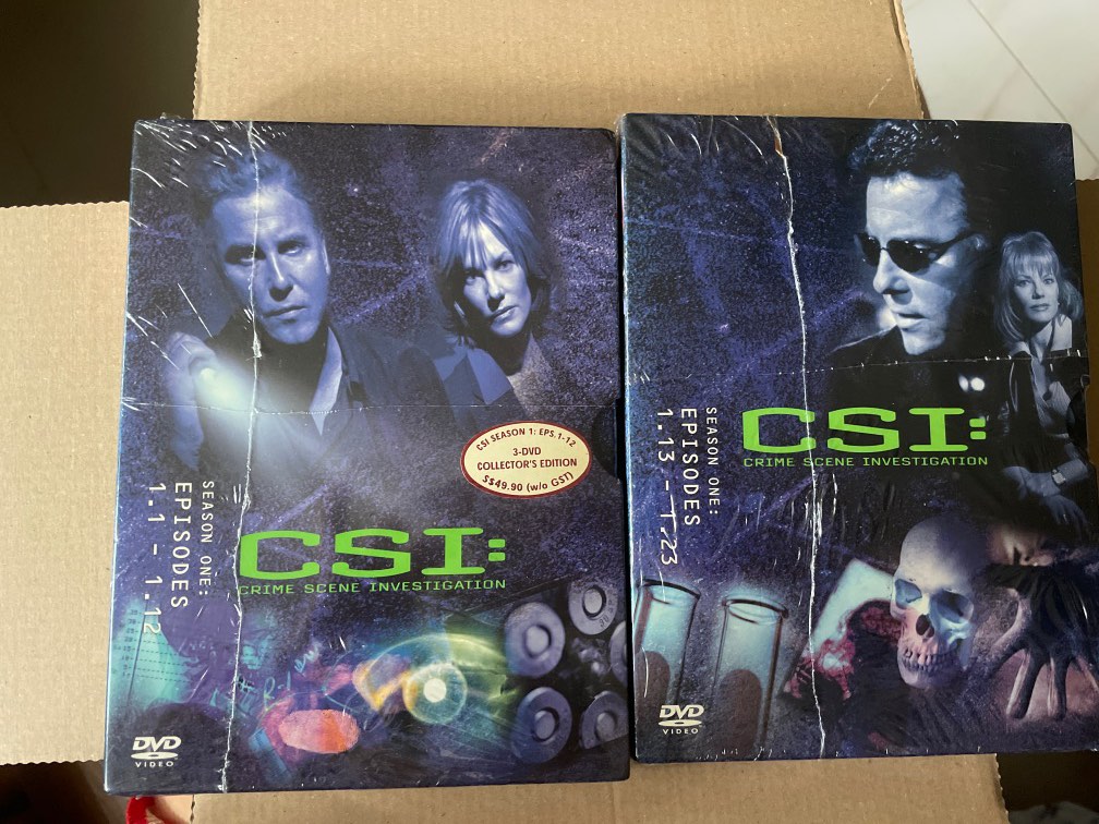 CSI season one DVD, Hobbies & Toys, Music & Media, CDs & DVDs on Carousell