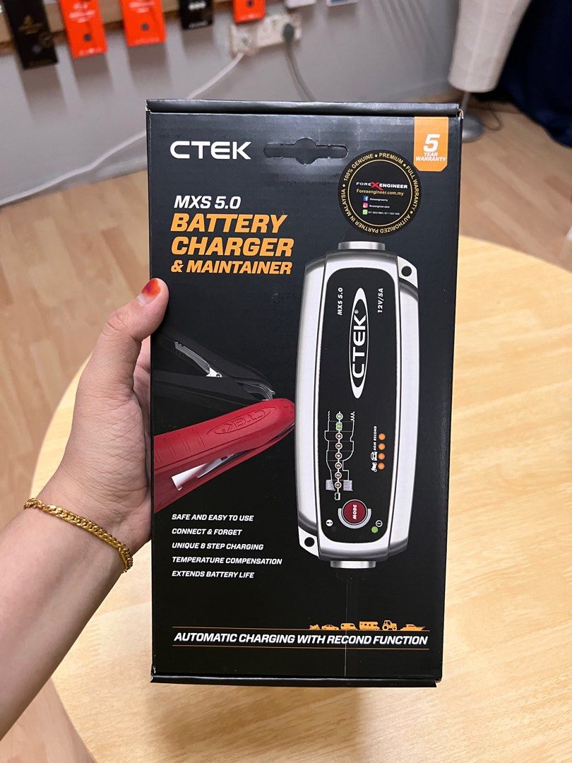 CTEK - MXS 5.0 Smart Battery Charger + 5 Years Warranty (Barcode ...