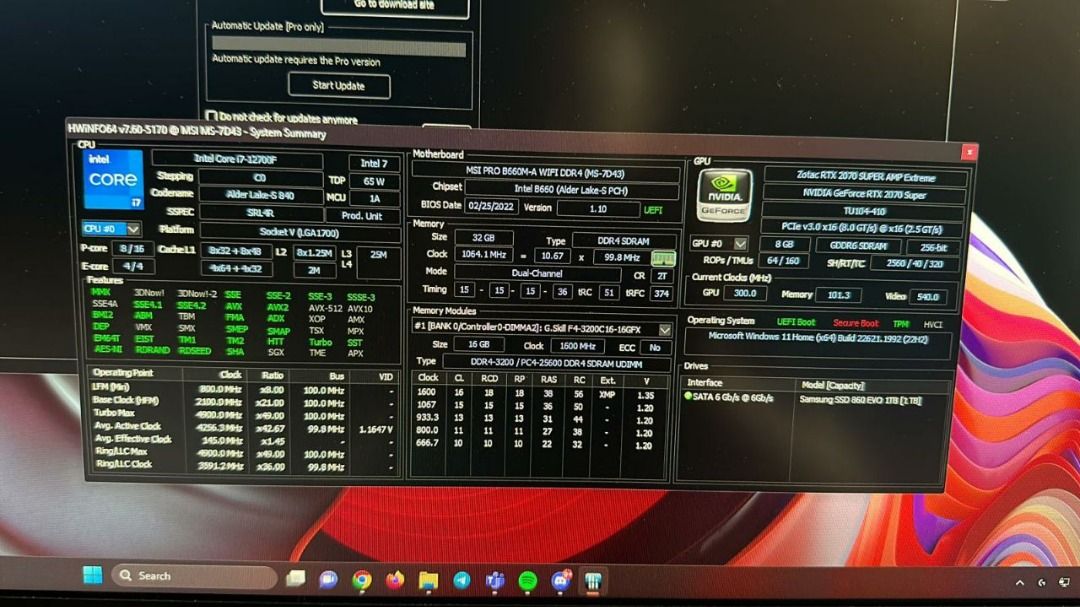 [Custom PC] Zotac RTX 2070 SUPER AMP EXTREME + Intel Core i7-12700F ...