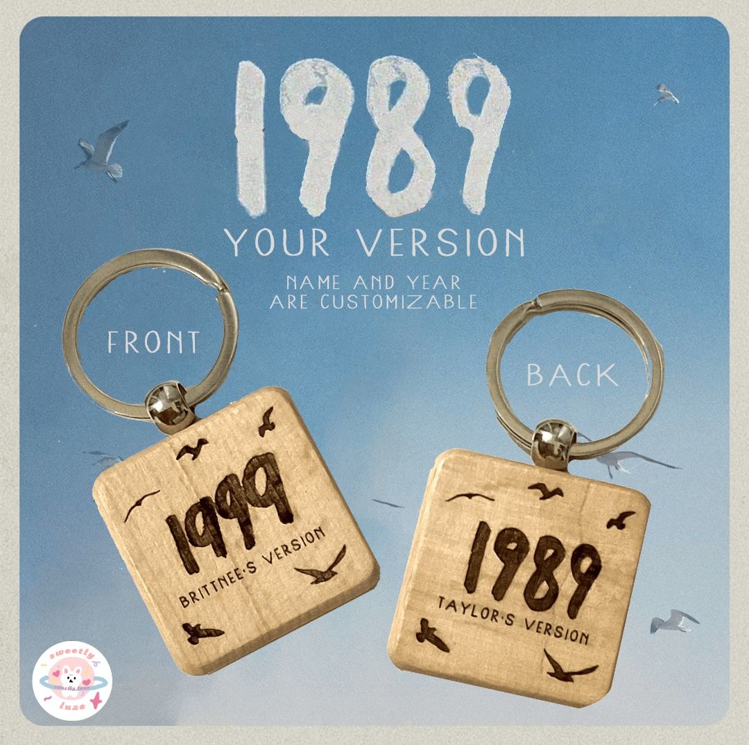 LIMITED Personalized 1989 Taylor's Version Keychain | Taylor Swift ...