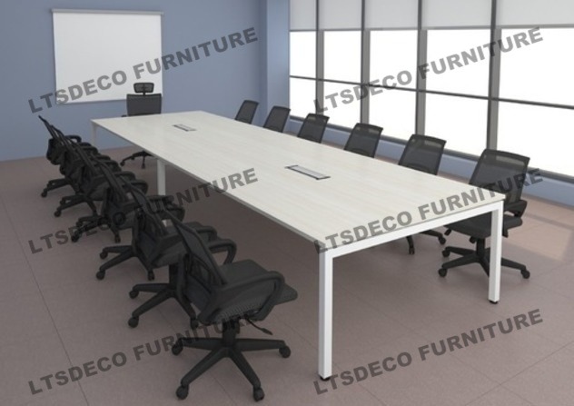 Customize Conf. Meeting Table, Rectangular shape in Laminated top ...