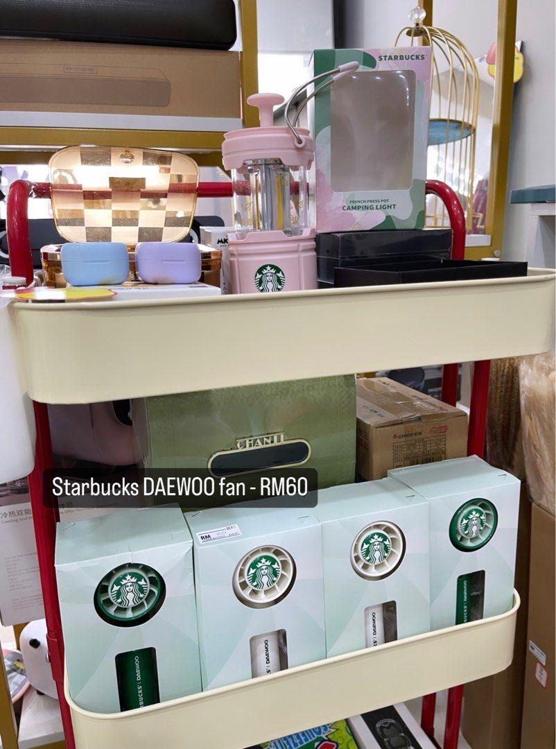Daewoo collabs Starbucks fan, Hobbies & Toys, Collectibles ...