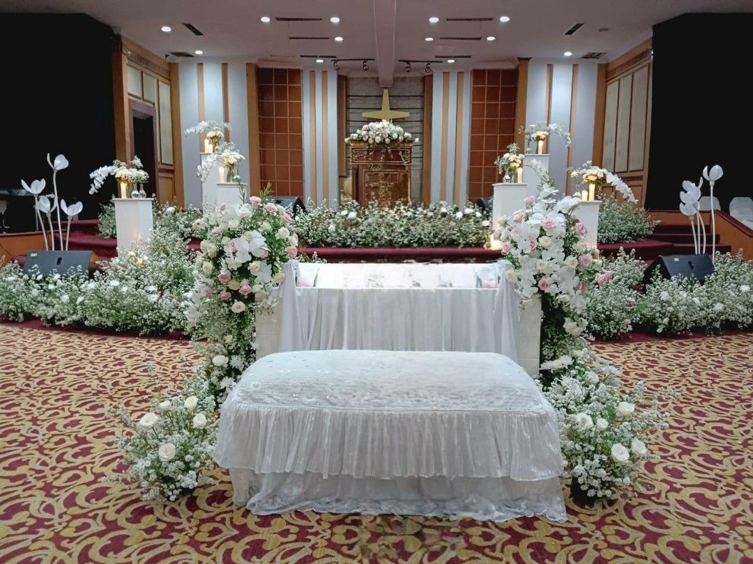 Dekorasi pemberkatan nikah paket C, Desain & Kerajinan Tangan, Karya ...