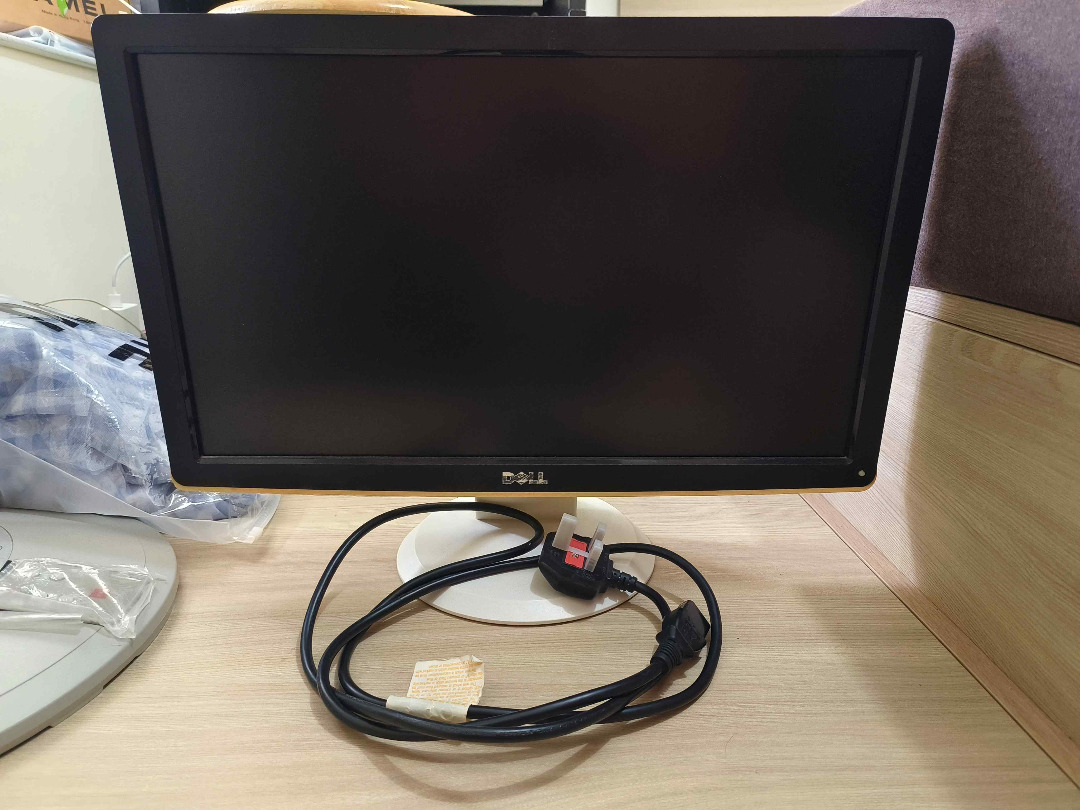 DELL 20吋 LCD Monitor ST2010f, 電腦＆科技, 電腦周邊及配件, 電子屏幕 - Carousell
