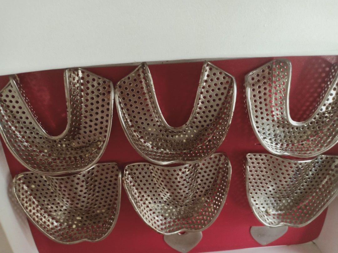 (set) Dental Feldon Perforated Metal Trays, Beauty & Personal Care ...