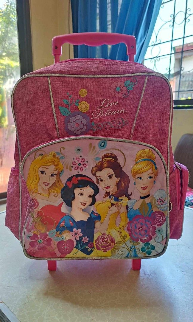 Original Disney Princess trolley bag, Babies & Kids, Babies & Kids ...