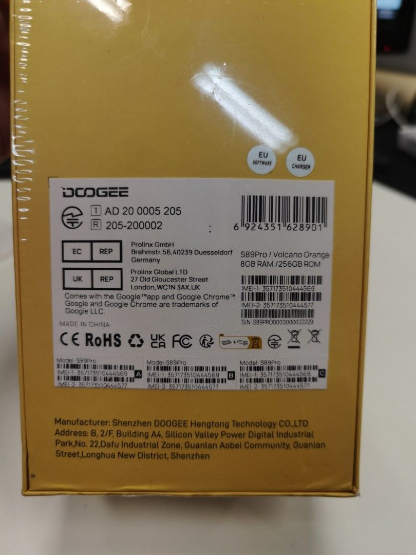 DOOGEE S89 Pro Rugged Phone 6.55''FHD+ 64MP AI Camera Helio P90 ...