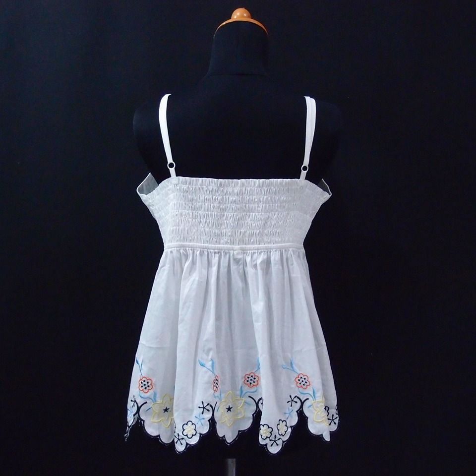 DR290 PUTIH TULANG PREMIUM TANKTOP PRELOVED BRANDED SINGAPORE BEKAS, Fesyen Wanita, Pakaian ...