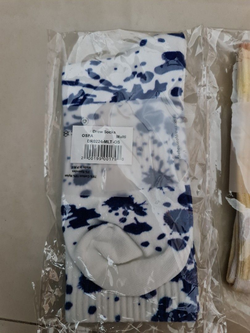 Drew house socks, Men's Fashion, Watches & Accessories, Socks on Carousell