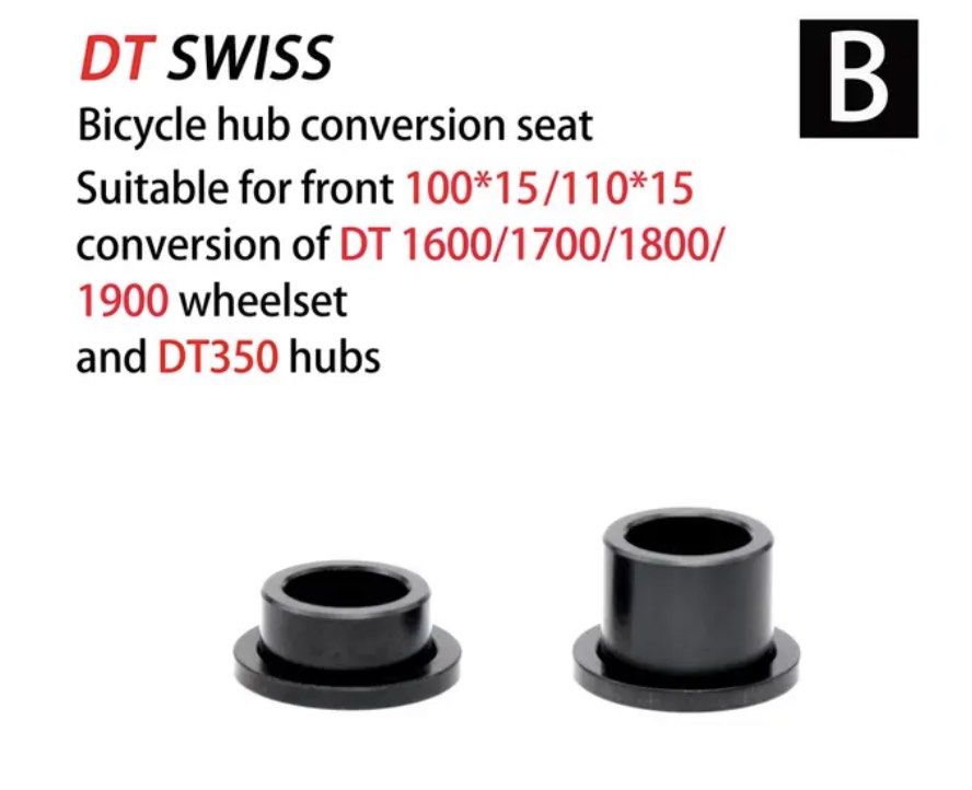 DT Swiss 350/370 front hub 15mm hub end cap conversion , Sports ...