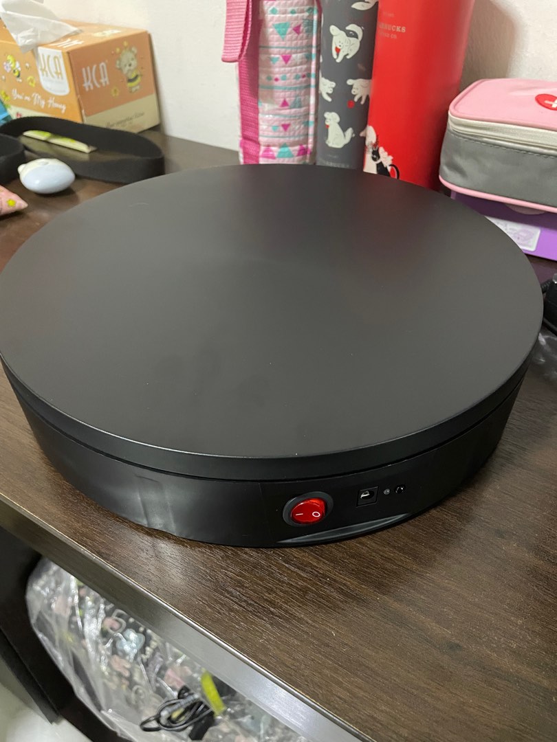 Electric turntable 360 degree display stand, TV & Home Appliances ...