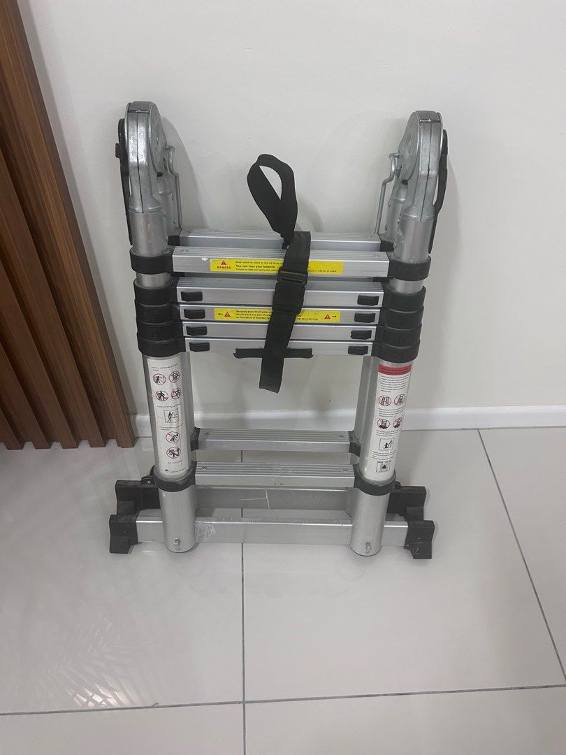 Extendable Ladder 6ft, Furniture & Home Living, Home Improvement ...