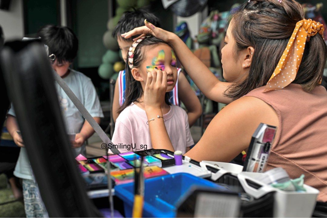 Premium Face painting for kids/ Glitter Tattoo party/ Live Stations ...