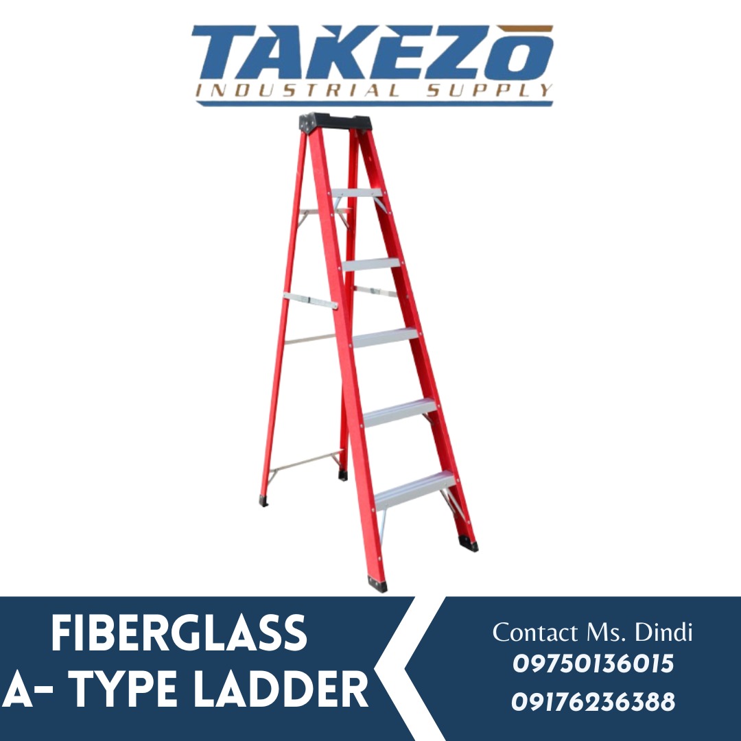 FIBERGLASS A TYPE LADDER, Commercial & Industrial, Industrial Equipment ...