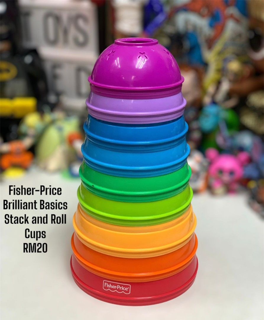 Fisher-Price Stack n Roll Cups, Babies & Kids, Infant Playtime on Carousell