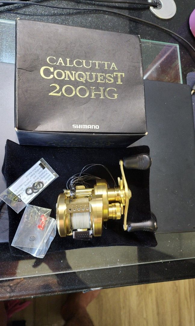 Shimano Calcutta Conquest 200 HG Fishing Reel, Sports Equipment, Fishing on Carousell