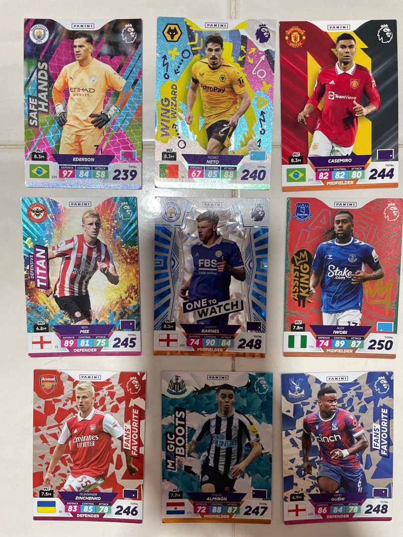 Football cards Premier League Plus 2023, Hobbies & Toys, Toys & Games ...