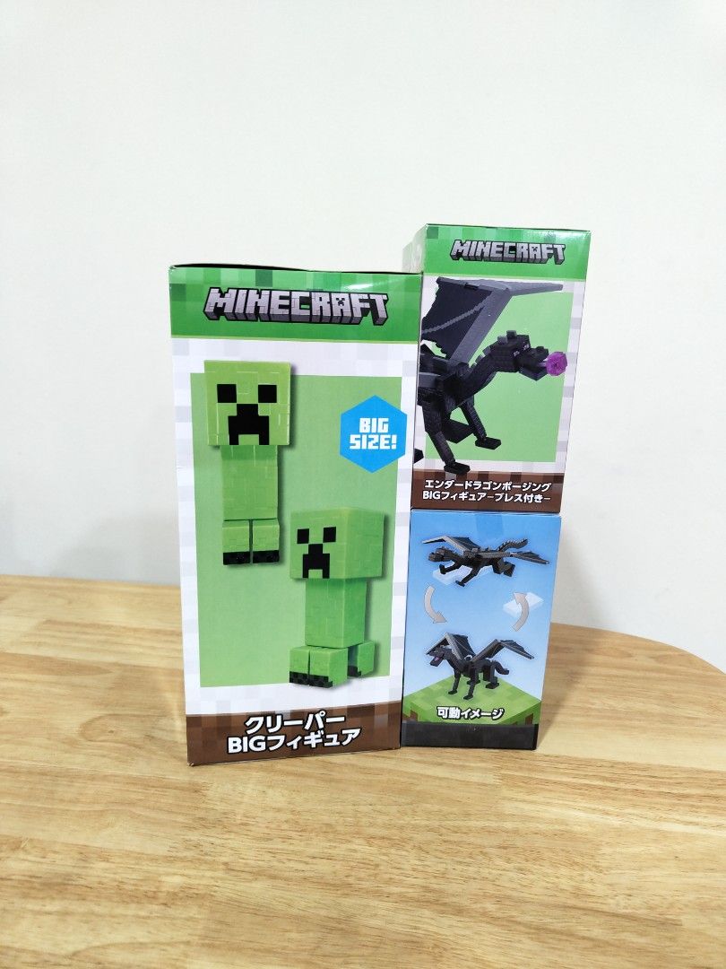 Furyu Minecraft figure - Creeper , ender dragon, Hobbies & Toys, Toys ...