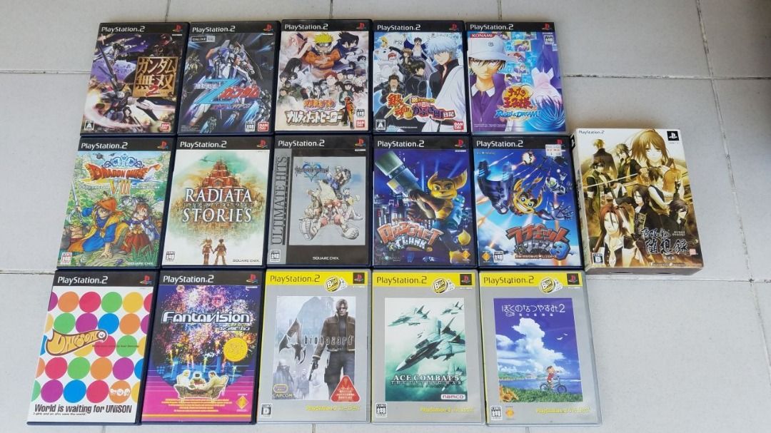 [Games] Playstation 2 / PS2 games (original Region 2/Japan releases ...