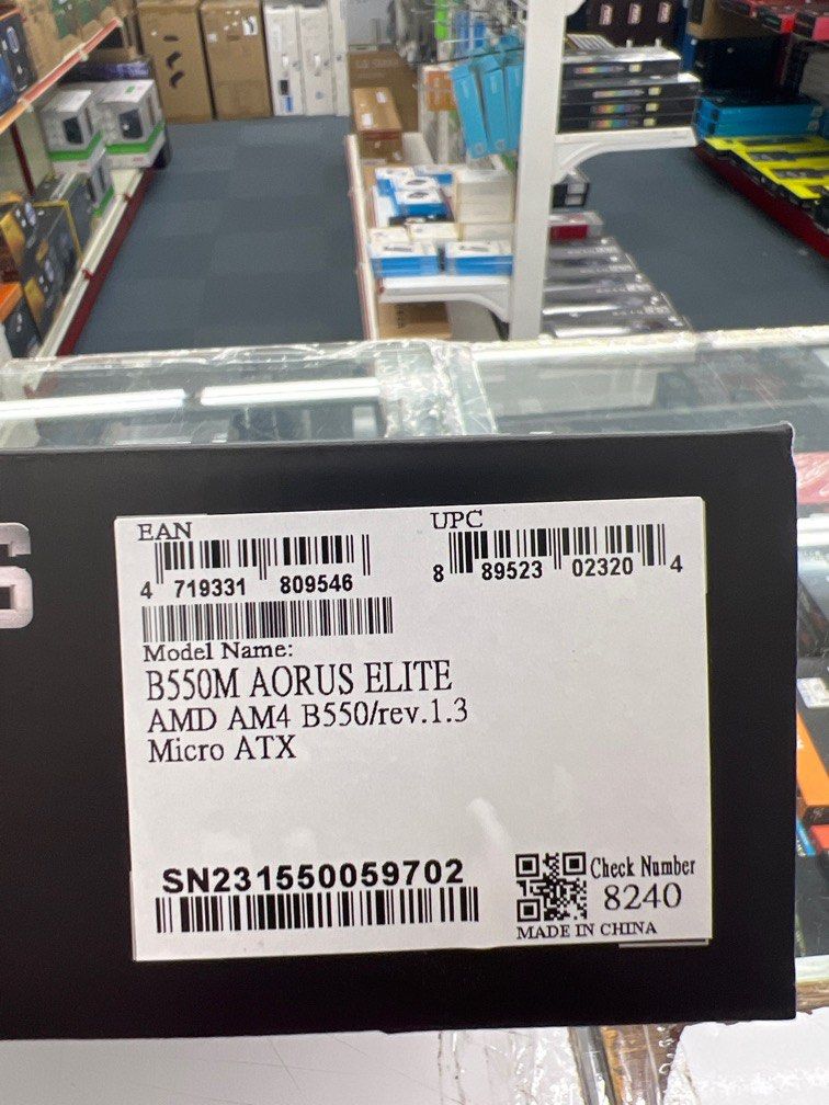 Gigabyte B550M Aorus Elite, Computers & Tech, Parts & Accessories ...